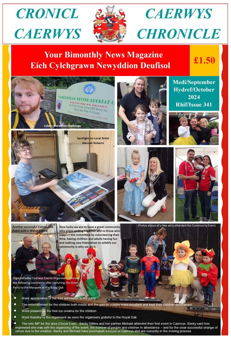 The latest edition of The Caerwys Chronicle – is available for purchase ...